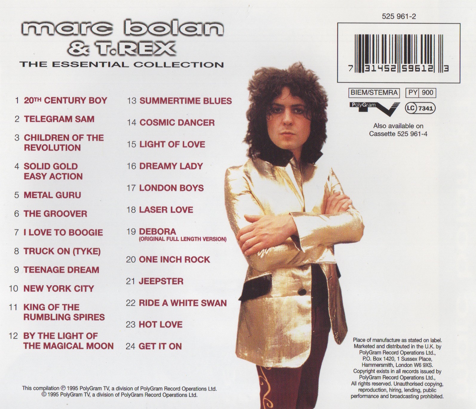 MARC BOLAN & T. REX - THE ESSENTIAL COLLECTION - CD | eBay UK