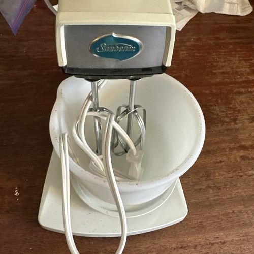 Vintage Sunbeam Mixmaster Stand Mixer Bowl & 2 Beaters | eBay
