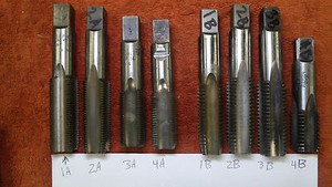 USA 1 x 8 TPI tap RH starting Plug Bottom or 1"-14 Choose Free shipping ...