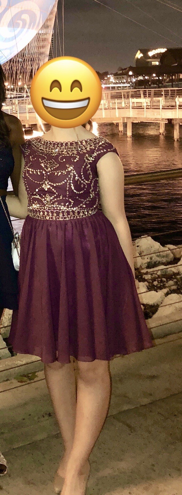 Burgundy Red Maroon formal homecoming Party junior dr… - Gem