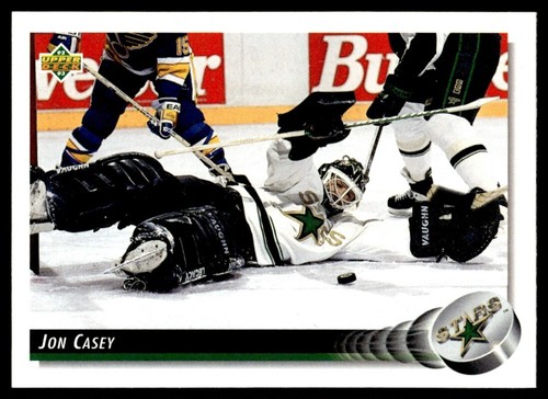 1992-93 Upper Deck #190 Jon Casey Minnesota North Stars | eBay