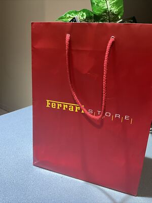 Ferrari Shopping Bag Empty Paper Gift Bag 13.5”x10.25x5.5” FREE SH | eBay