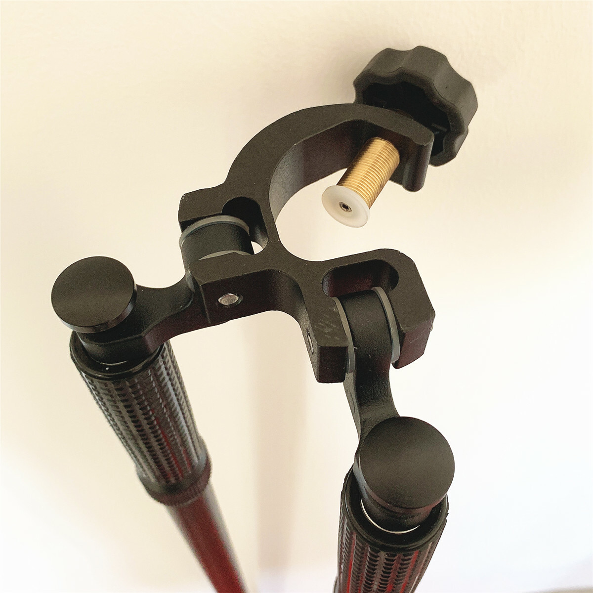 Bipod set of 2PCS thumb release range black prism pole surveying seco ...