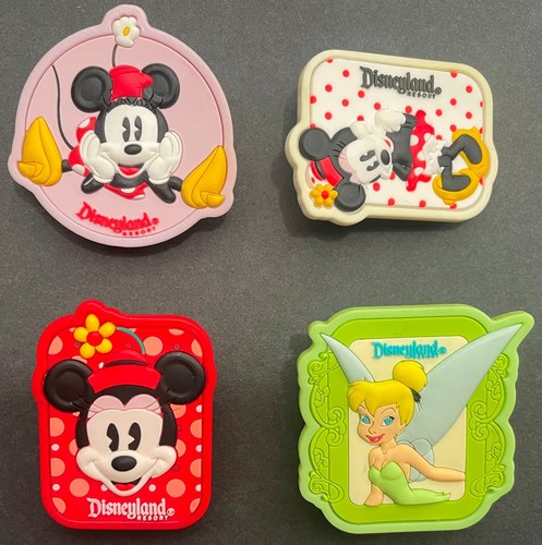 Disneyland Magnet Lot (4) Tinker Bell Minnie Mouse Clip Magnets | eBay