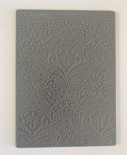 Sizzix Stampin Up Embossing Template Double Sided Damask/Flourish 6"x 8 ...
