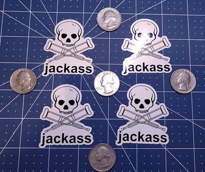 4pcs "JACKASS" Collectible Stickers | eBay