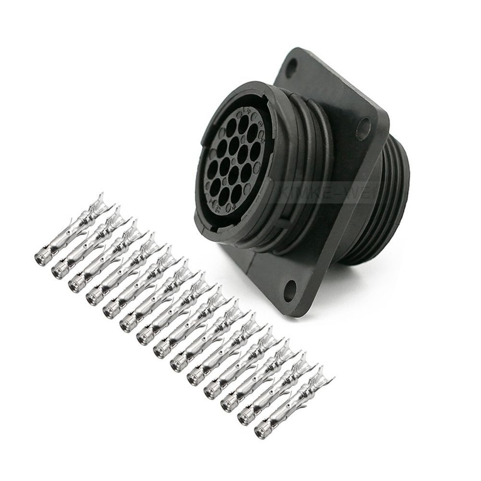 14 Pin/Way TE/AMP/TYCO CPC Series Circular Male Female Connector Plug ...