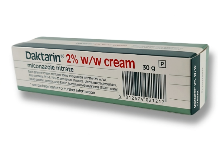 Daktarin Cream (Miconazole nitrate) Athletes Foot Skin antifungal ...