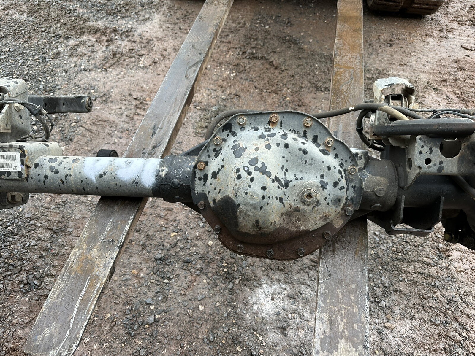 2010-2012 DODGE 3500 PICKUP Front Axle Assembly 4 wheel ABS,3.73 GEAR ...