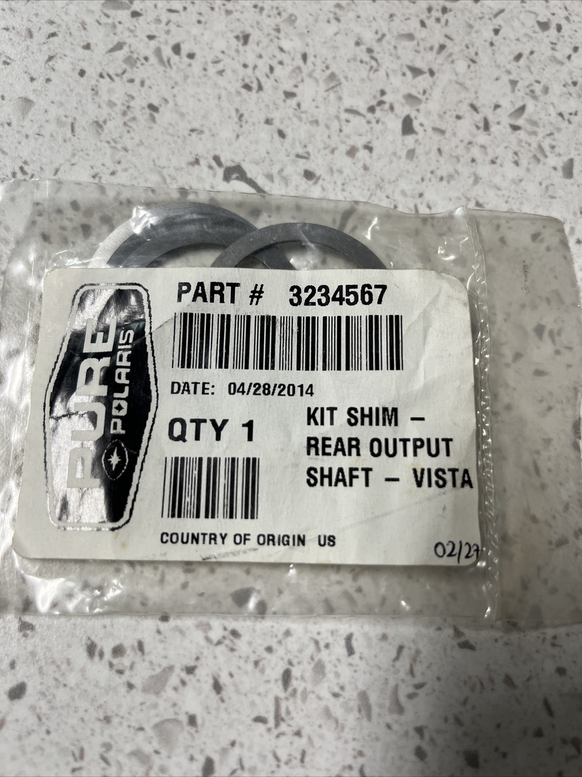 Polaris Shim Kit Rear Bearing Genuine OEM Part 3234567 for sale online ...