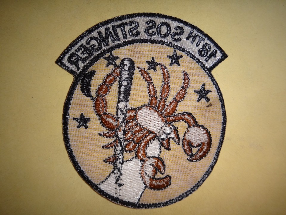 Vietnam War USAF 18th Special Operations Squadron SOS STINGER Patch | eBay