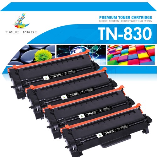 1-4PK TN830XL TN830 Toner Cartridge for Brother HL-L2480DW MFC-L2807DW ...