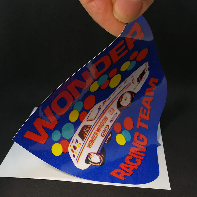 WONDER RACING TEAM Vintage Style DECAL, Vinyl STICKER, rat rod, racing ...