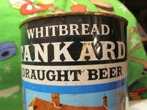 Whitbread Tankard Draught Beer 94 fl oz Tin Can Empty by Whitbread & Co ...