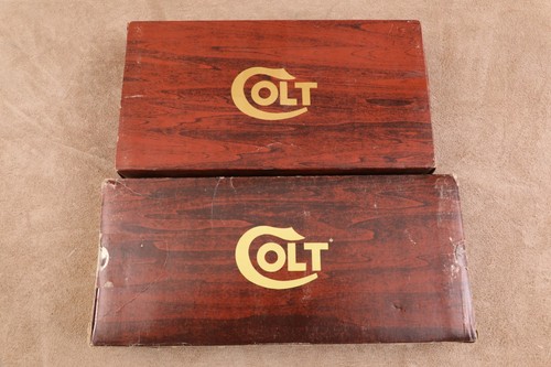 1970's Colt Factory Cardboard Boxes Single Action Army .44 4 3/4'' Vtg ...