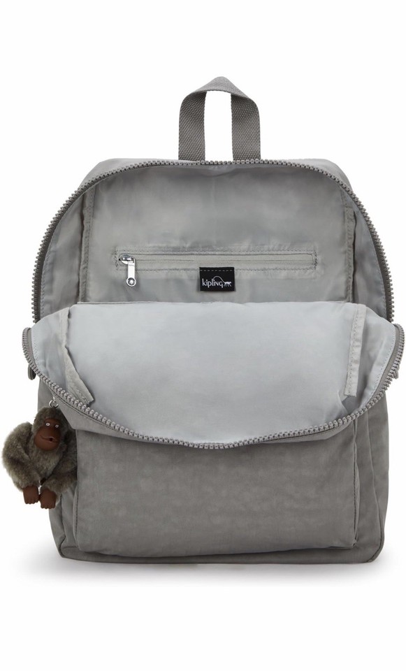 Kipling Rylie Backpack Grey | eBay