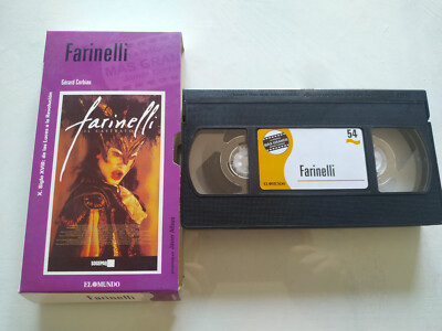 Farinelli Il Castrato Gerard Corbiau Dionisi - VHS Tape Spanish | eBay