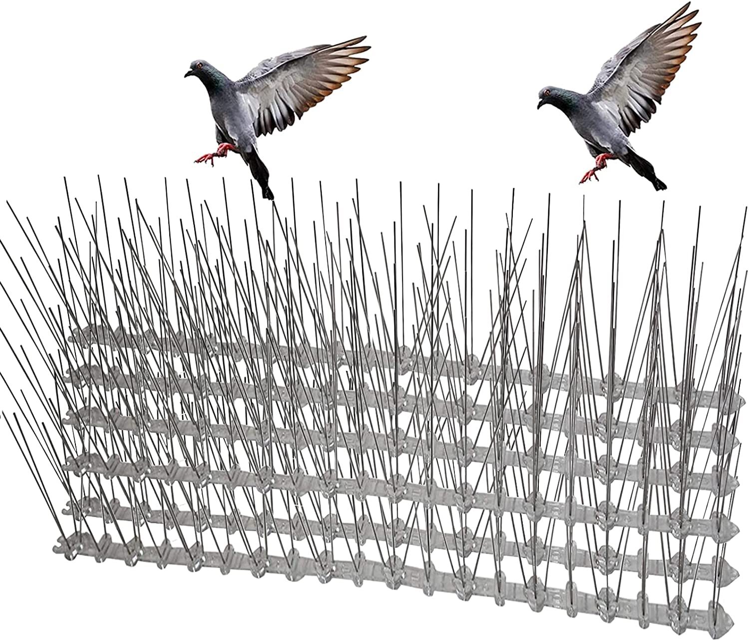 10M 5M Pigeon Bird Spikes Metal Wall Fence Deterrent Anti Perch Control ...
