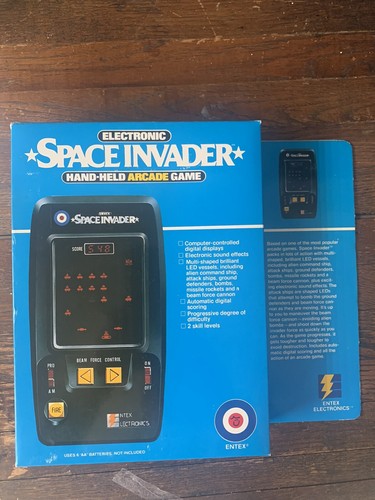 Original box And Instructions 1980 Space Invader hand held Game | eBay