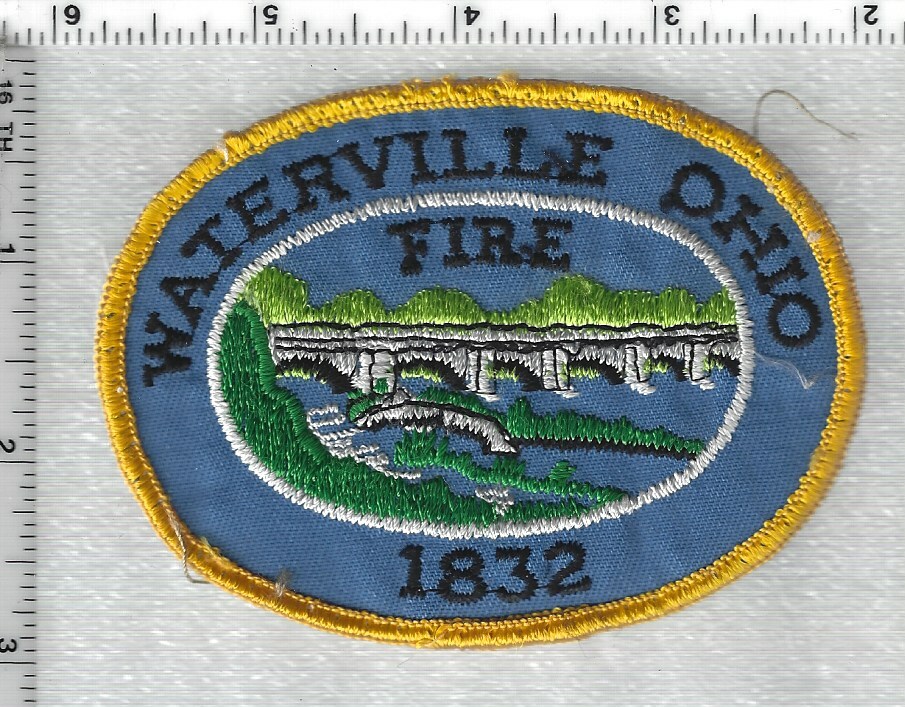 Waterville Fire Department (Ohio) Uniform Take-Off Shoulder Patch | eBay