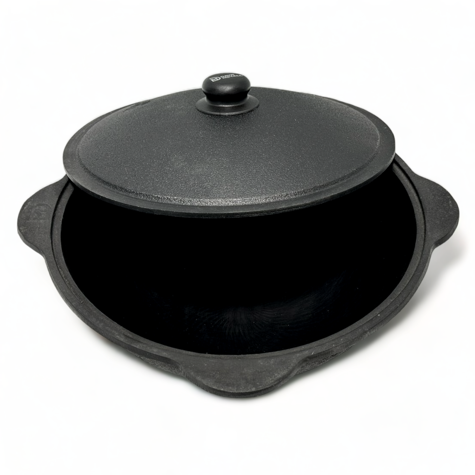 8 L Cast Iron Kazan Cauldron Pilaf Lagman Uzbek Namangan Kazan Чугунный ...