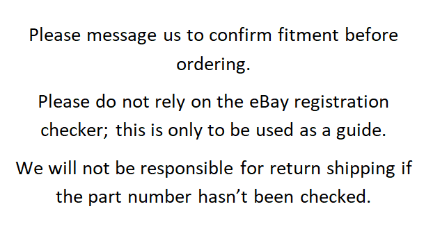 Genuine Mercedes-Benz Rear Brake Pads C Class W205 A0004209403 ( With ...