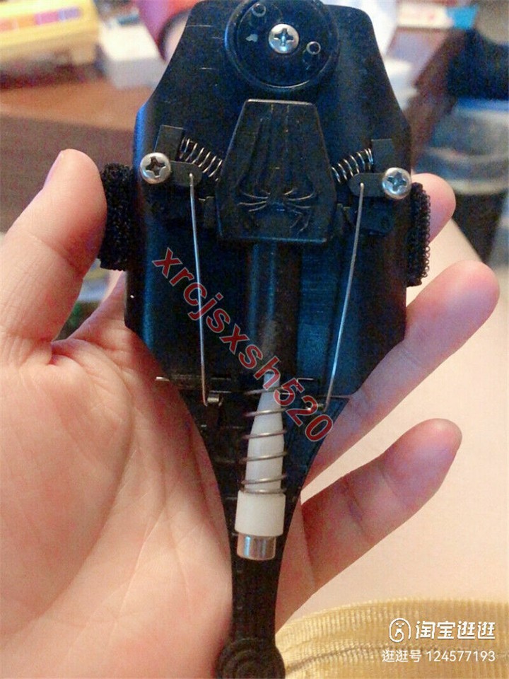 Black Upgraded Handmade Amazing 2 Spiderman Magnet Web Shooter Toy ...