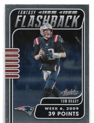 2020 ABSOLUTE FANTASY FLASHBACK TOM BRADY #FF-TB PATRIOTS (B) | eBay