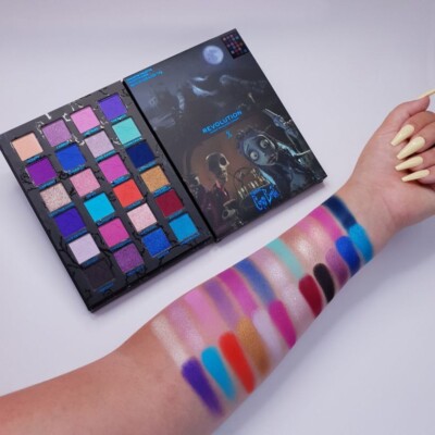 Makeup Revolution X Corpse Bride eyeshadow Palette Upstairs downstairs ...