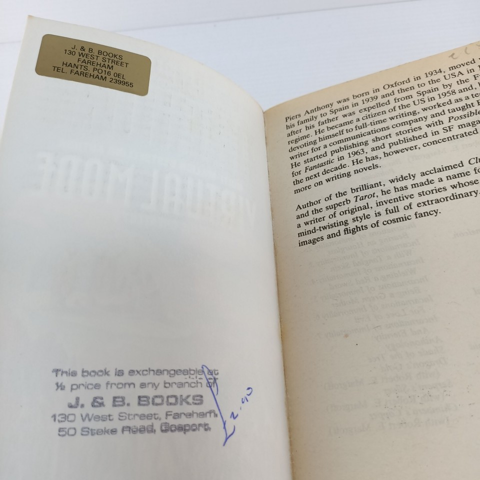 8x Piers Anthony Vintage Sci-Fi Fantasy Book Bundle Macroscope Crewel ...