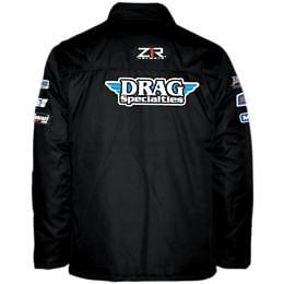 THROTTLE THREADS Drag Specialties Shop Jacket Black Medium DRG19J28BKMR ...