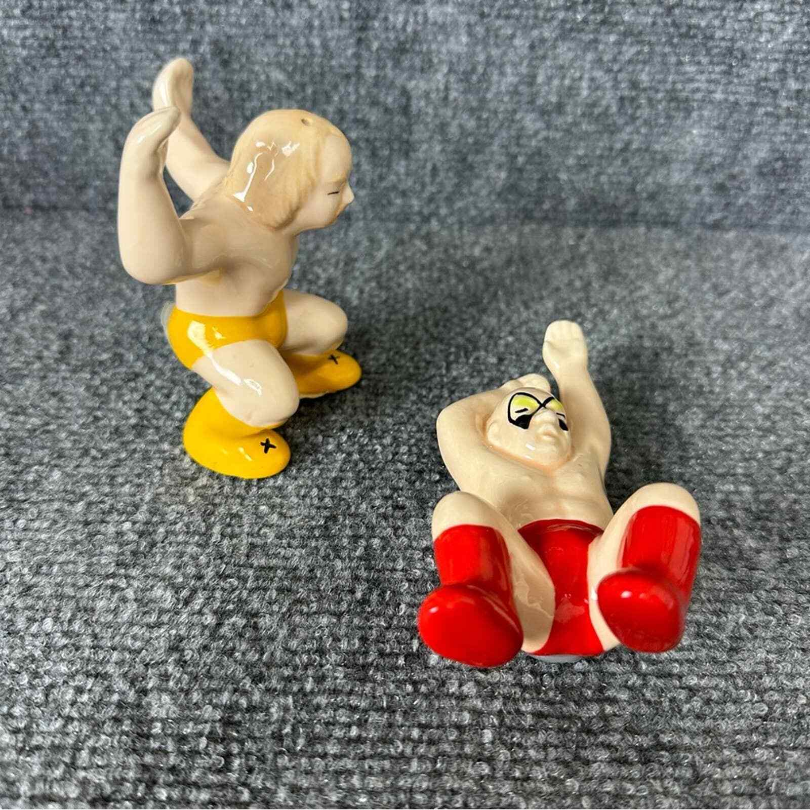 Vintage 1988 Lucho Libre wrestling Five and Dime salt and pepper shakers set NEW | eBay