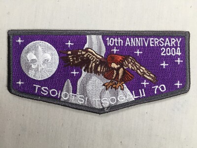 Tsoiotsi Tsgalii OA Lodge 70 2004 10th ann Flap BSA Patch | eBay
