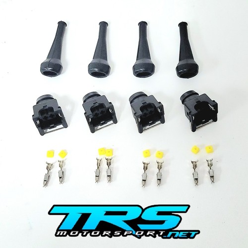 Bosch EV1 Fuel Injector Connector & Boot (4 pack) ft450 550 HALTECH 13B ...