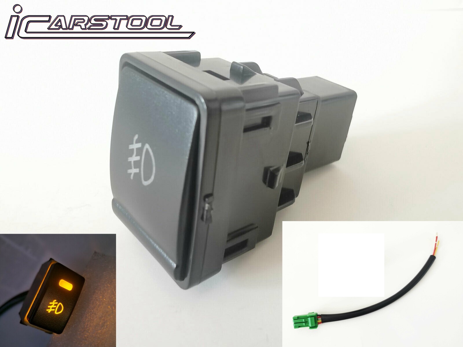 For 2017-2020 Nissan Rogue Fog Driving Light On/Off Switch Plug Push ...