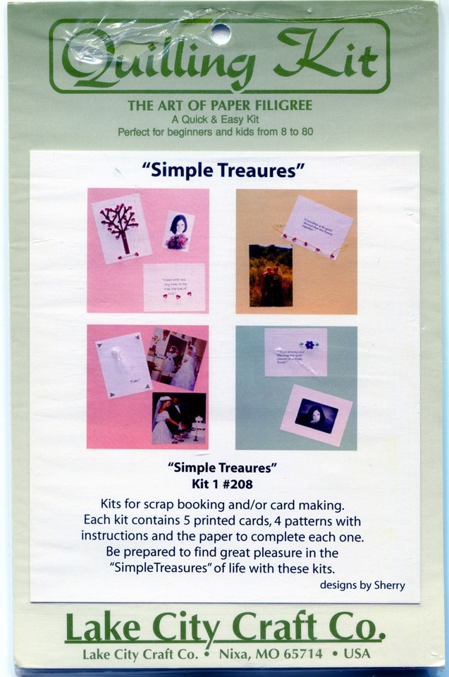 Lake City Assorted Theme Quilling Kits Complete Paper-Patterns ...