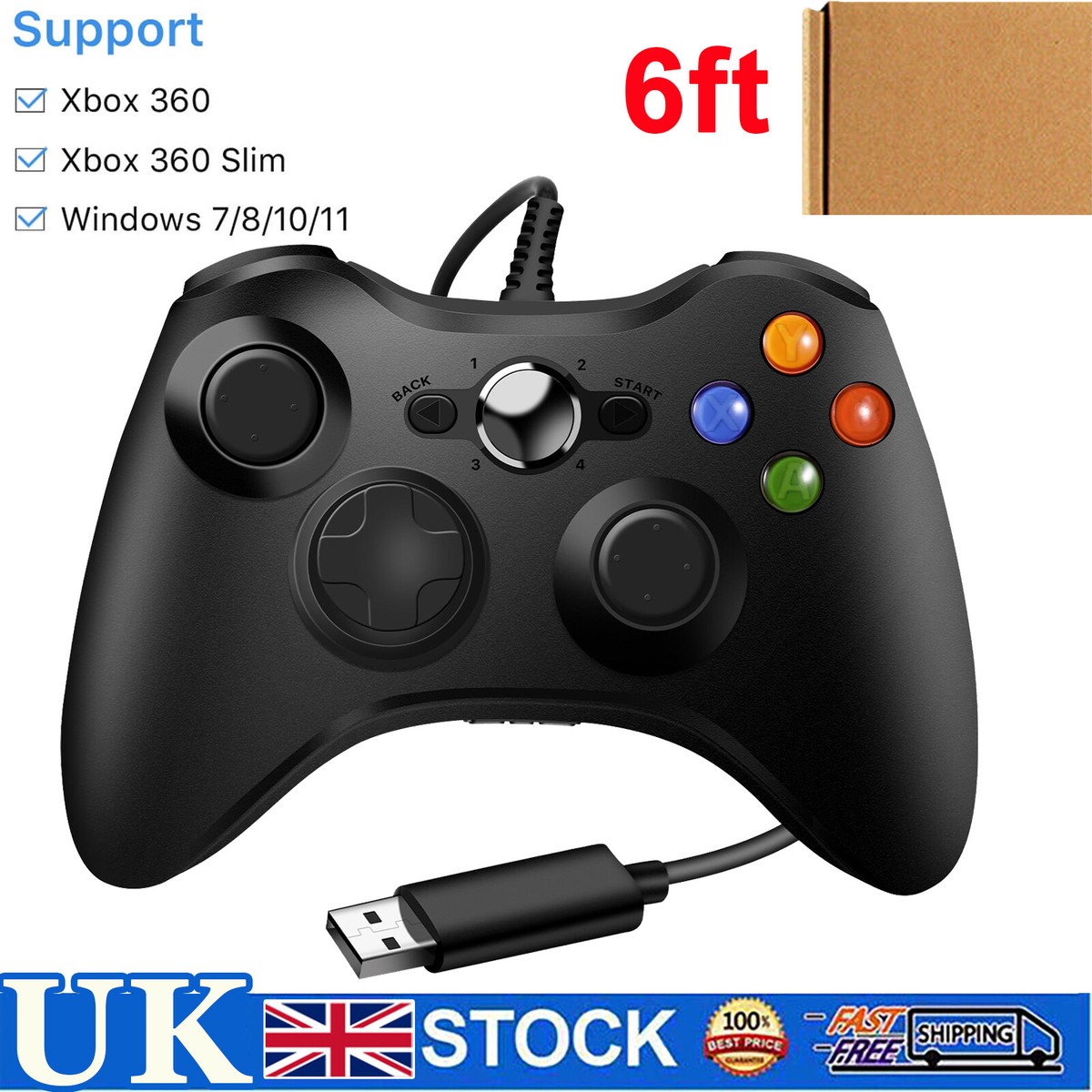 360 Usb Controller Xbox 360 Wired Controller And Xbox 360 Console