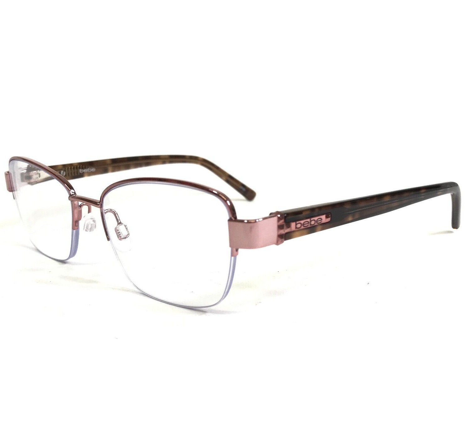 Bebe Eyeglasses Frames BB5127 708 Tough Cookie Rose Gold Tortoise 51-17 ...