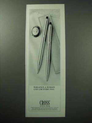 1982 Cross Pen & Pencil Set Ad - Elegance Woman | eBay