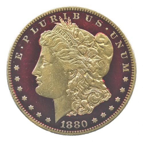 1880 Morgan Silver Dollar Colorized *2807 | eBay