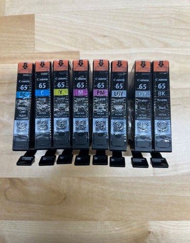 8 OEM Canon Genuine CLI-65 Ink Cartridge Canon Pixma Pro 200 Pro 200S ...