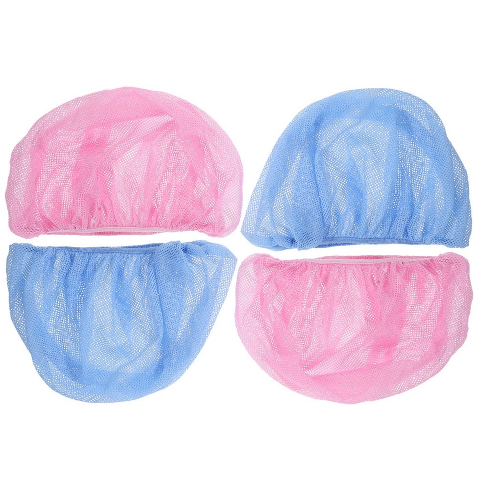 4 Pcs Women Worker Hat Chef Cook Baker Hats with Breathable Mesh | eBay ...