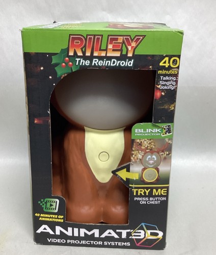 Cinemates Riley The ReinDroid Animated Reindeer Talking, Singing ...
