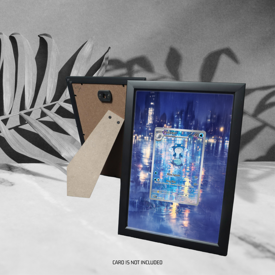 Poliwhirl 176/165 Pokémon Extended Art Frame - 151 Scarlet & Violet ...