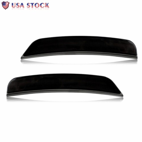 Pair Smoked Lens White LED Front Side Marker Lights For Dodge Durango ...