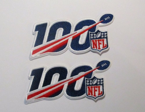 (1) LOT OF (2) 100 YEAR NFL EMBROIDERED PATCHES ITEM # 139 | eBay