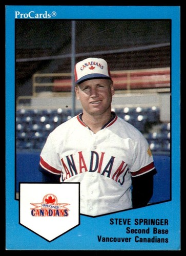 1989 ProCards #592 Steve Springer - Vancouver Canadians | eBay