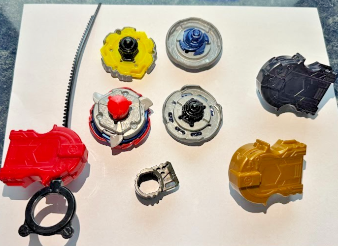 Beyblade Lot: Scythe Kronos, Jade Jupiter, Pegasus Jumper Blue, B-151 ...