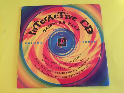 Interactive CD Sampler Pack - 1996 - Playstation 1 - Volume 3 | eBay