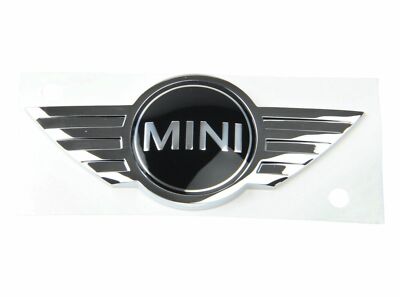 ORIGINAL MiNi FRONT Hood Emblem Logo Sign Chrome For Mini Cooper-S ...